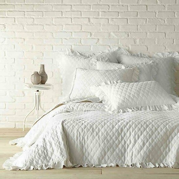 Levtex | Bedding | Levtex Sandwashed Ivory Polyester Twin Quilt ...
